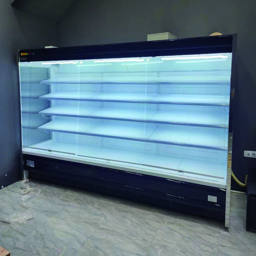 Multi-Decks Doorless Merchandising Display Chiller with Remote Compressor