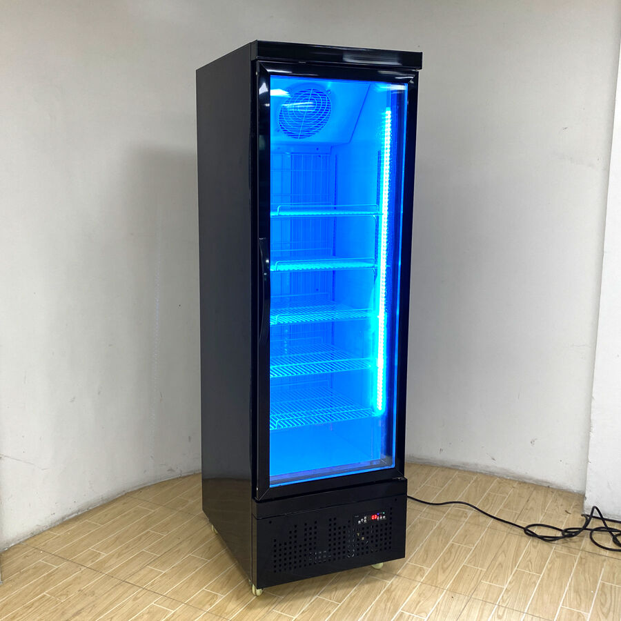 Single Door Slim Display Freezer Cabinet for Frozen Food