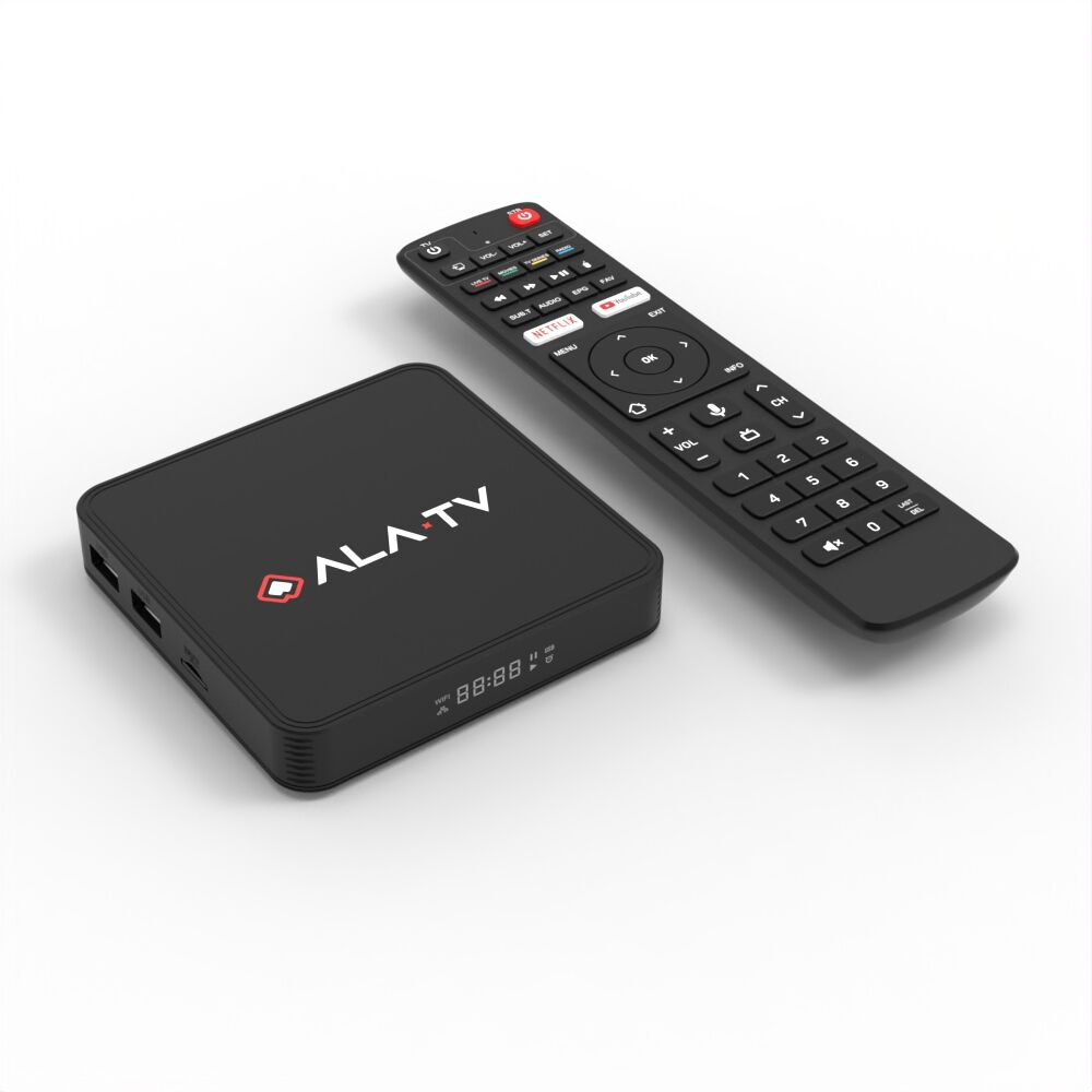 Elebao ALATV X7 Plus Android TV Box Amlogic S905W2 4GB 32GB Stalker M3U ...