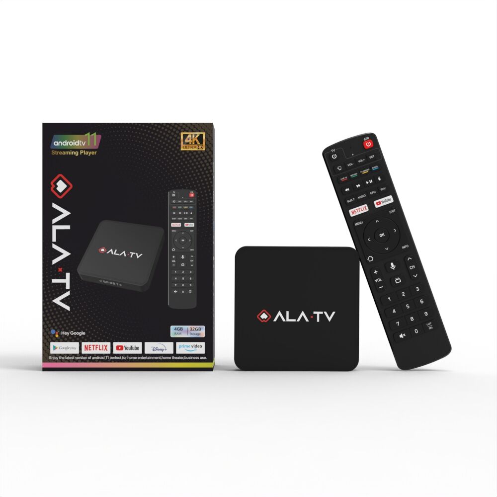 Elebao ALATV X7 Plus Android TV Box Amlogic S905W2 4GB 32GB Stalker M3U ...