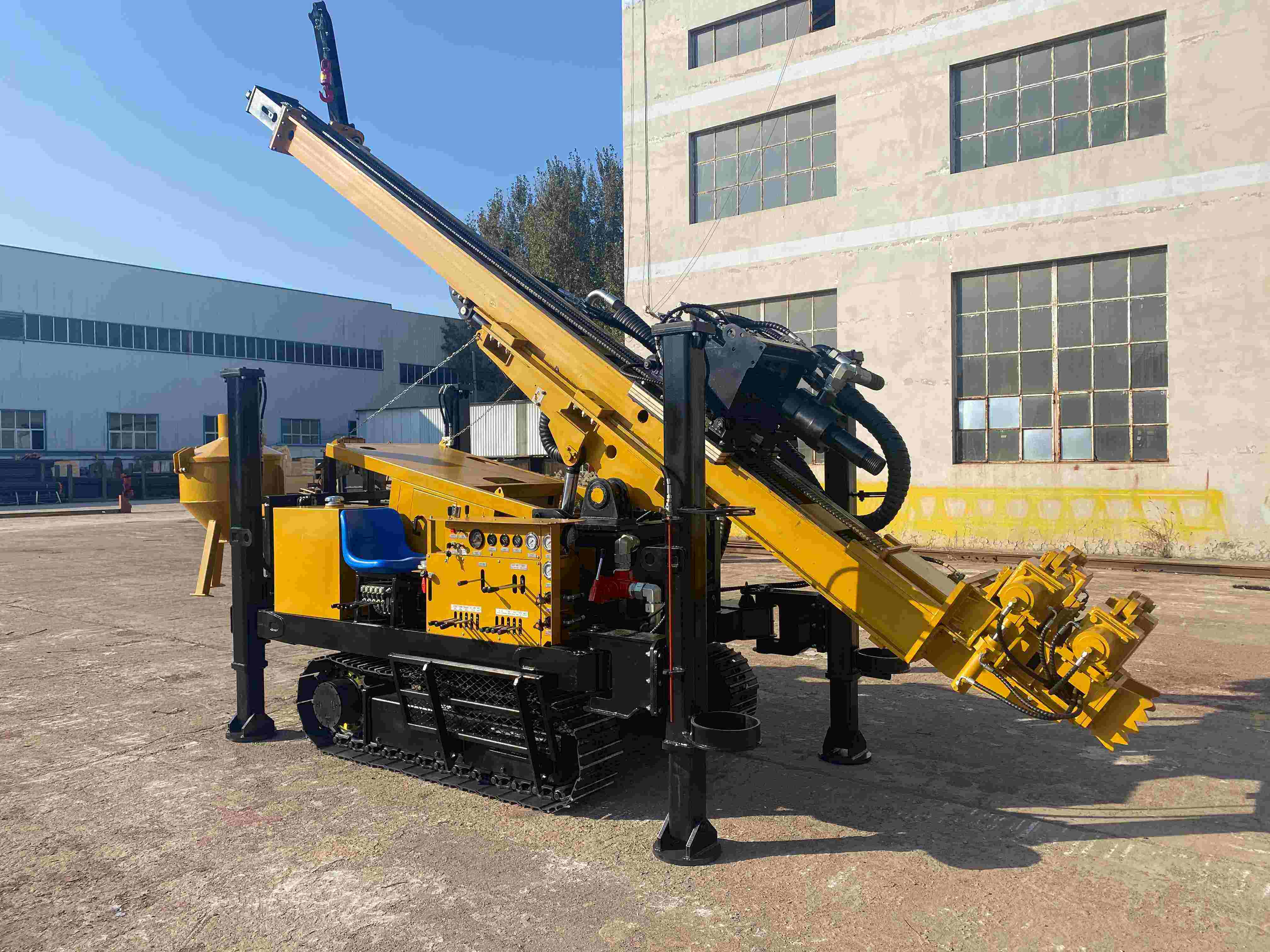 High-Efficiency RC Drill Rig for Mineral Exploration Crawler Mounted ...