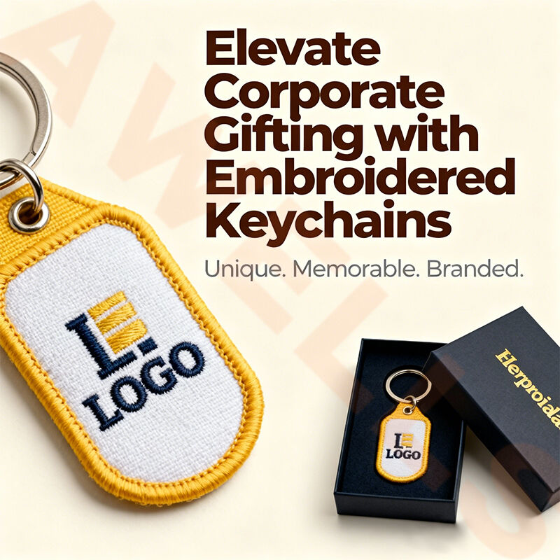 Vyšité klíčenky jako firemní dárky: 89 % uchování a 37 denních dojmů