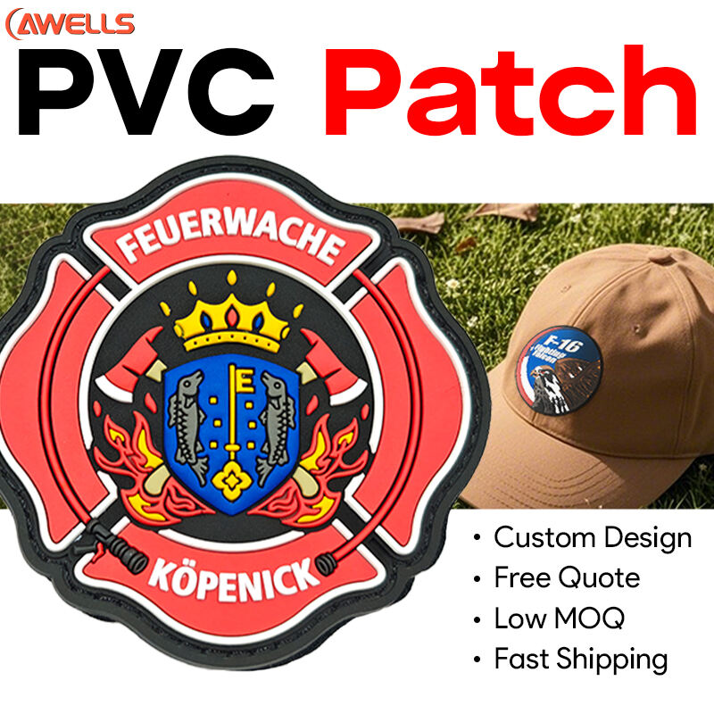 Fireproof PVC Patches For Firefighter Equipment Safety AWELLS | PVC Patch
