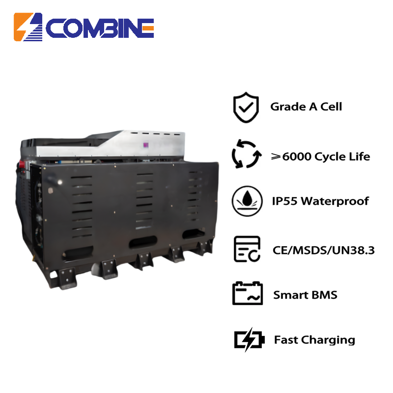 Система акумуляторної батареї Combine Tech LiFePO4 для техніки будівництва для компанії оренди ...