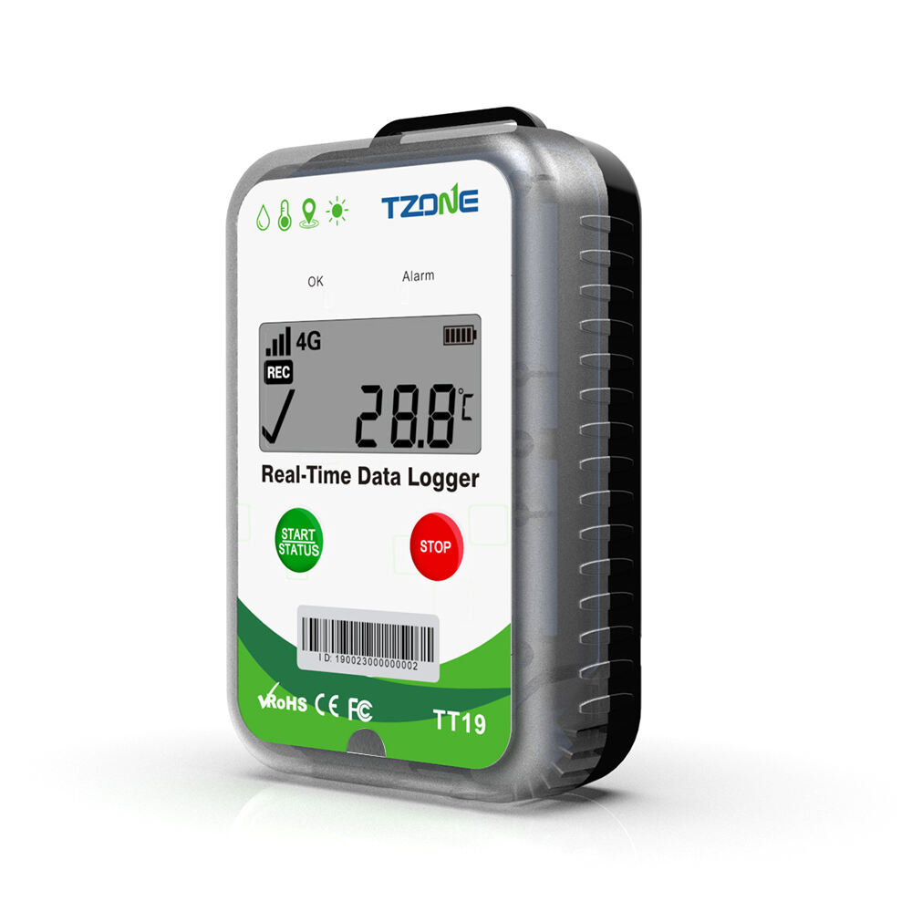 Tzone - TT19 Fleet Tracker GPS 4G | Temperature and Humidity Recorder with WiFi Data Logger