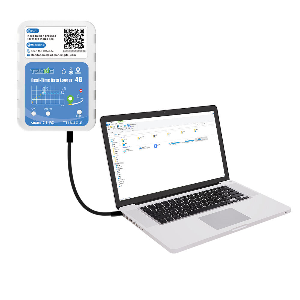 Tzone - 4G Real-Time Temperature and Humidity Data Logger | GPS GSM Tracker
