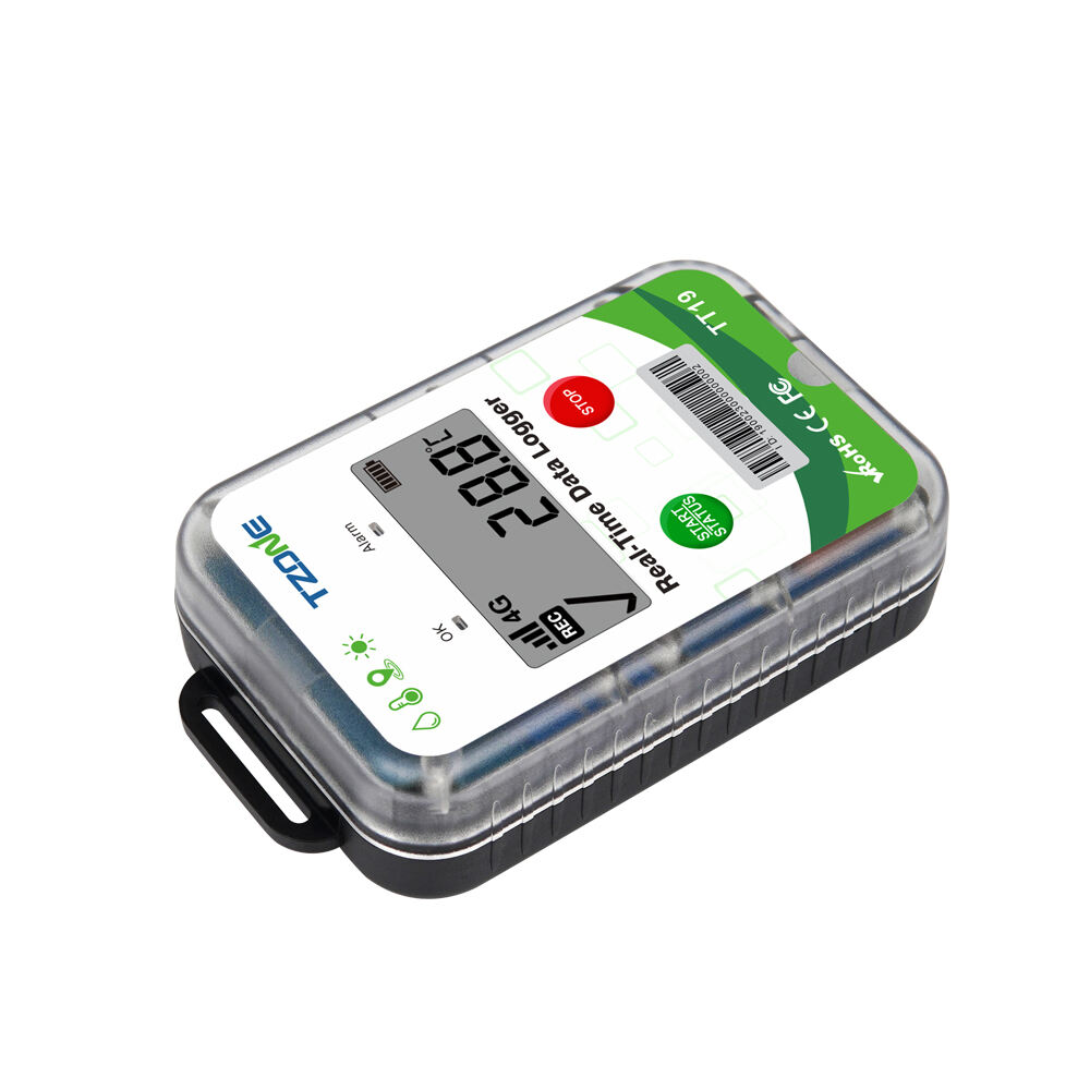 Tzone - TT19 Fleet Tracker GPS 4G | Temperature and Humidity Recorder with WiFi Data Logger