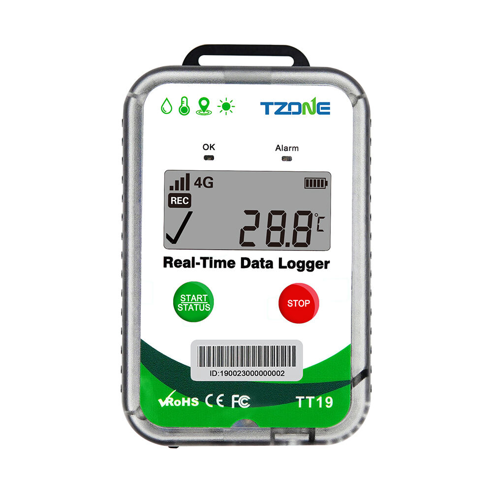 Tzone - TT19 Fleet Tracker GPS 4G | Temperature and Humidity Recorder with WiFi Data Logger
