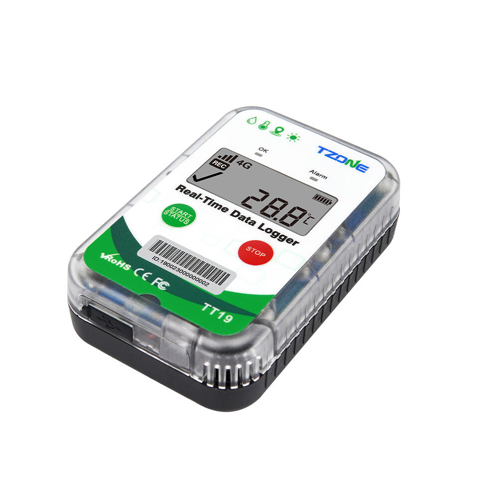 Tzone - TT19 Fleet Tracker GPS 4G | Temperature and Humidity Recorder with WiFi Data Logger