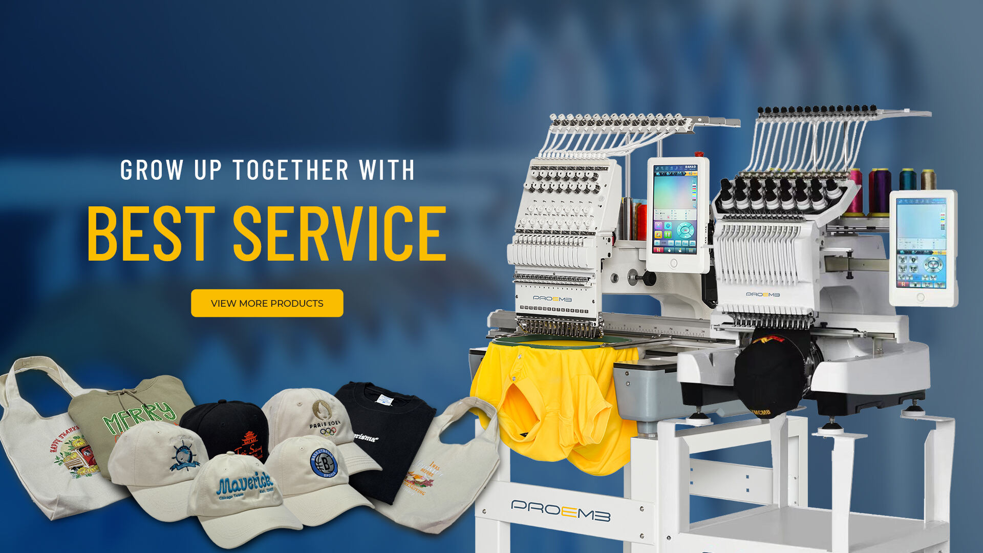 Proemb Embroidery Machine, Emb Machine, Multi Needle Embroidery Machine ...