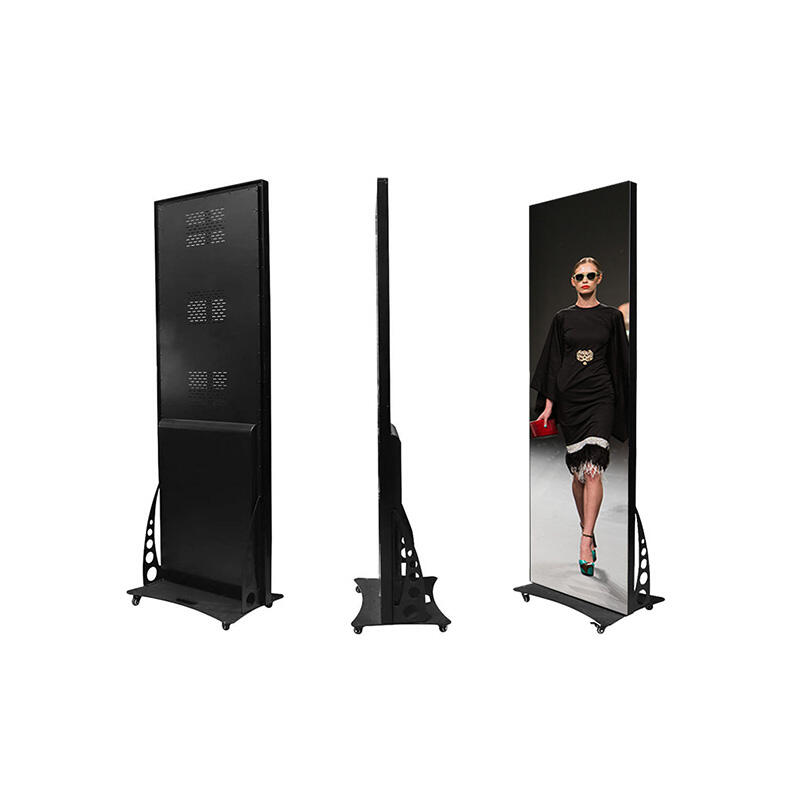 Floorstanding LED Poster Display Video Wall - Prominent Visual Asset
