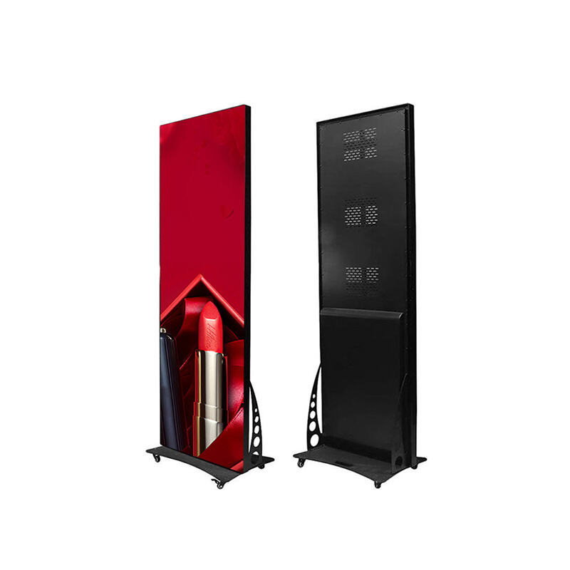 Floorstanding LED Poster Display Video Wall - Prominent Visual Asset