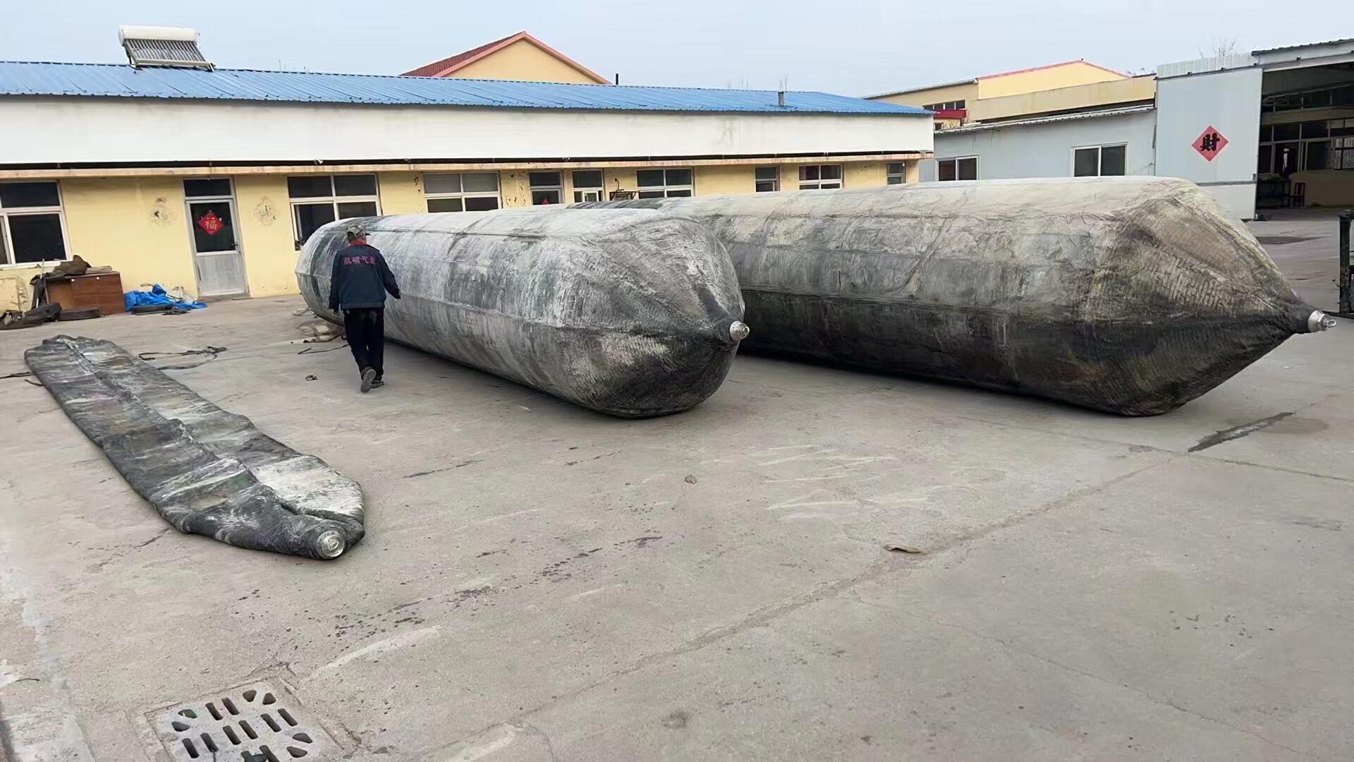 Ship launching airbags are shipped to Vietnam