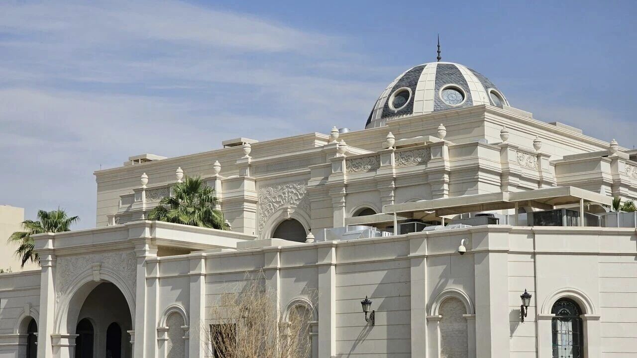 Porto Beige Limestone Saudi Villa Exterior Wall Project | Projects