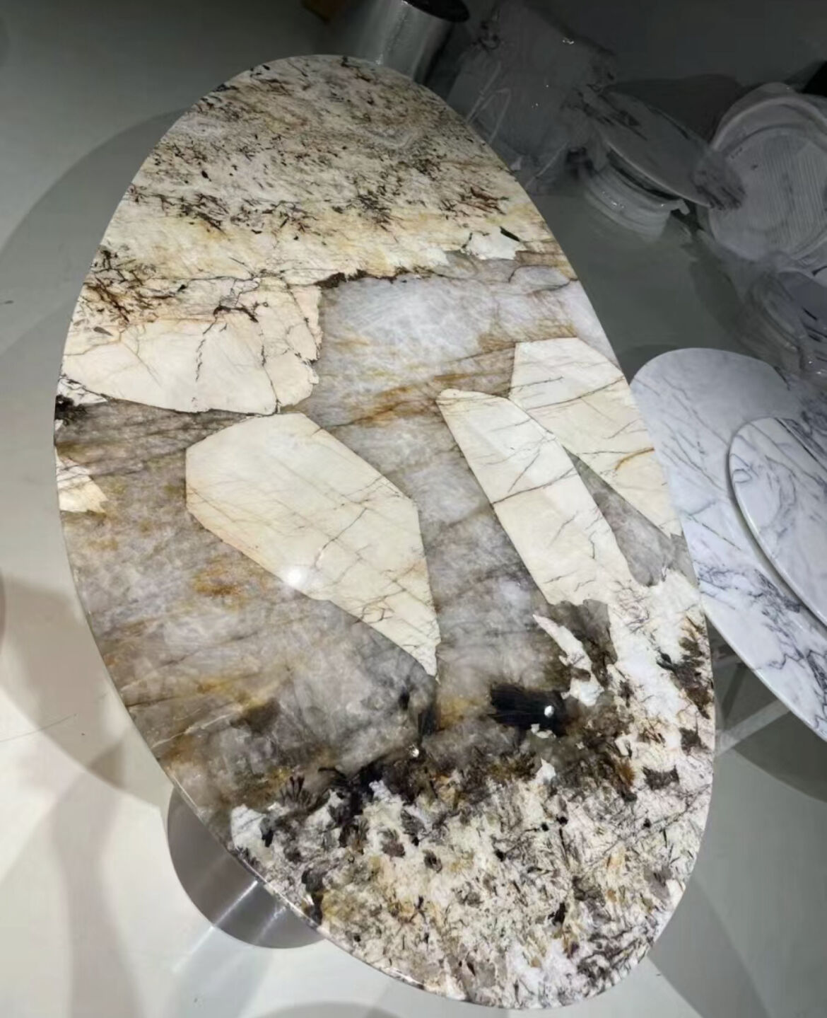 Patagonia Quartzite Slabs: Backlit Natural Stone for Luxury Commercial ...