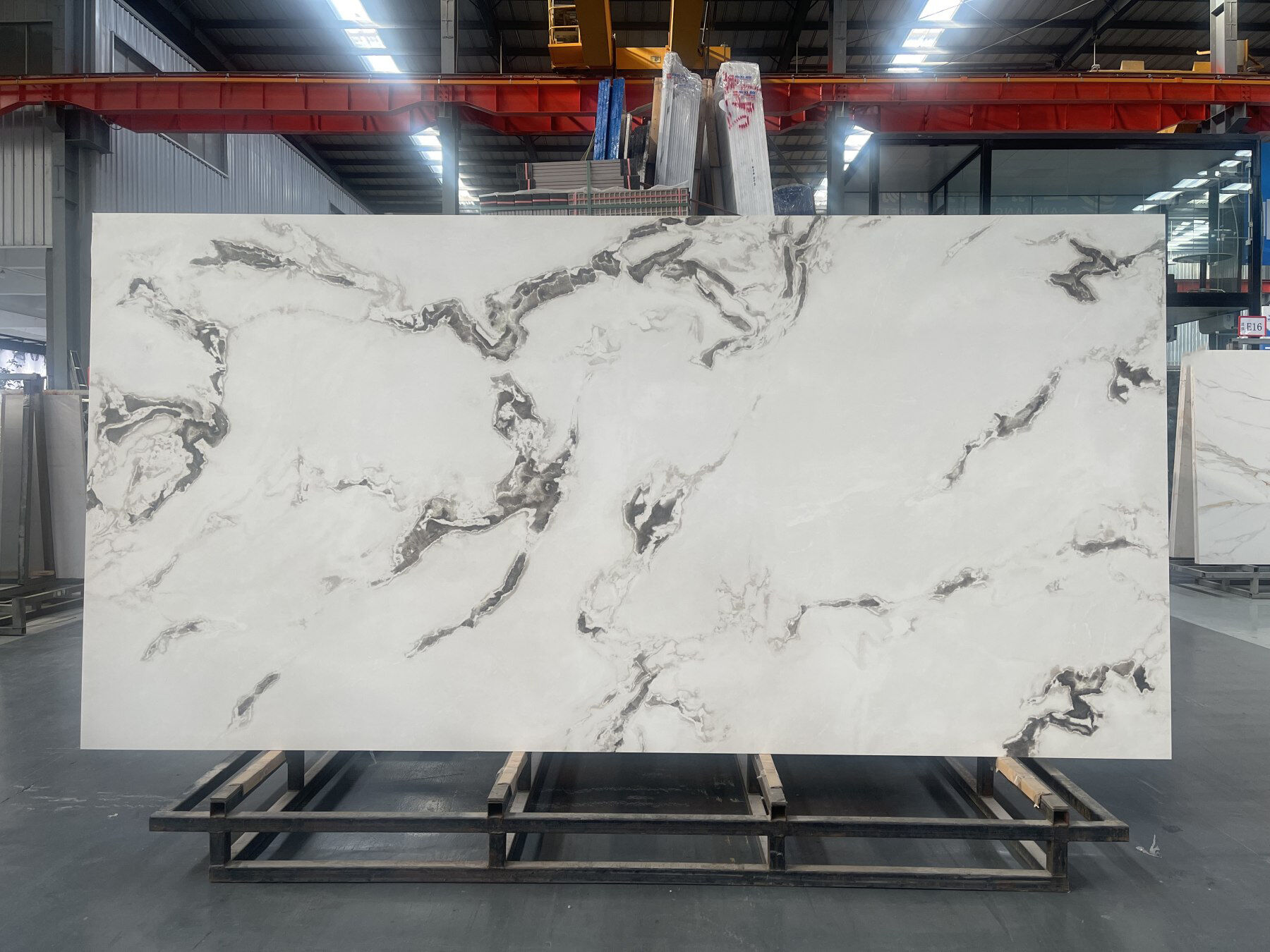 Dover White Sintered Stone Slab: Premium Backlit Architectural Solution ...