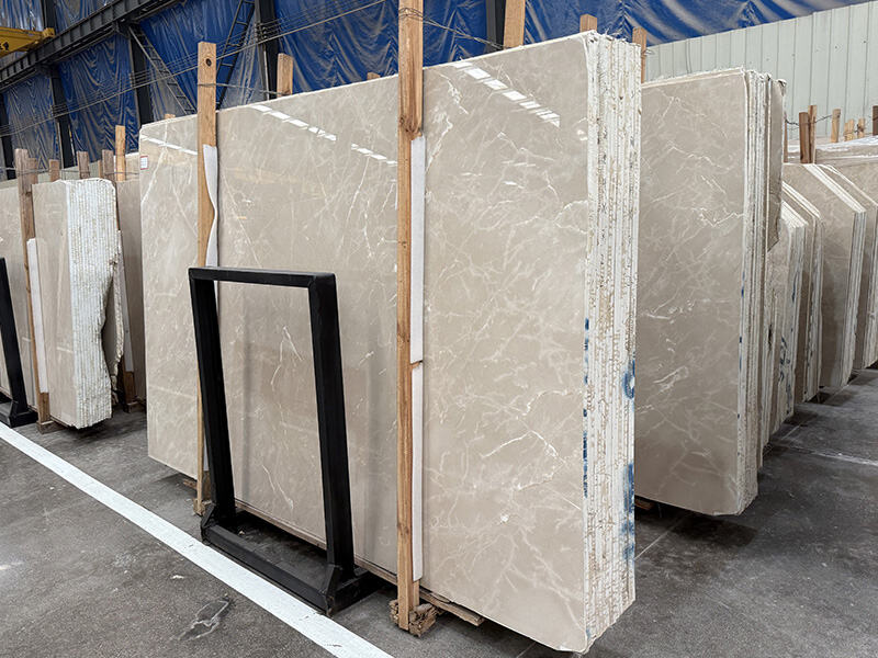 Stock de dalles de marbre beige de Burdur YUSHI STONE – Fabrication ...