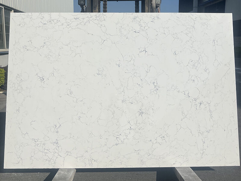 Artificial Carrara White Engineered Marble Slab | Artificial Marble Slab