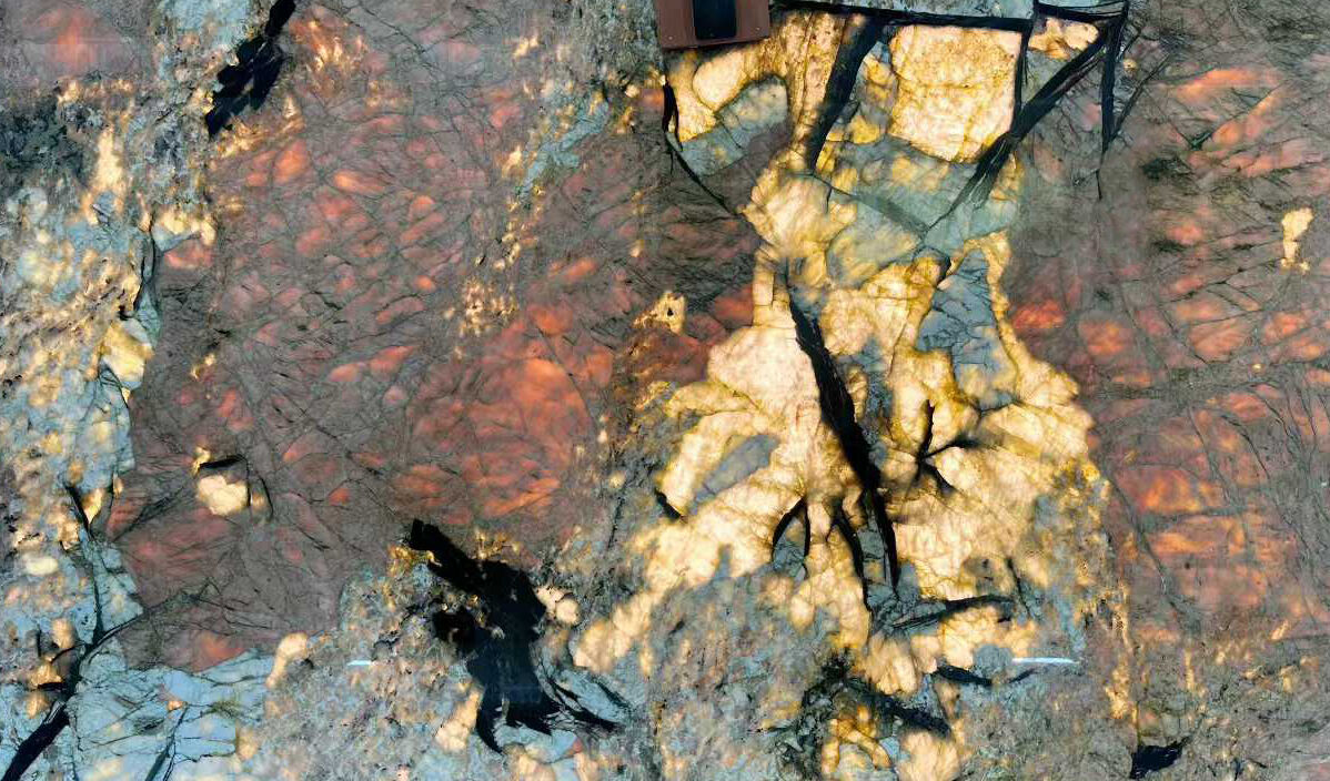 Pink Patagonia Quartzite Slabs | Backlit Natural Stone for Luxury Interiors