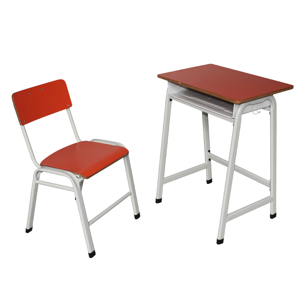 SS0103 School Furniture School Desk and Chair | Single Classroom Desk ...