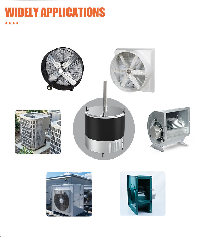 3/4HP D/D Rotation REV+FWD DC Brushless Air Conditioning Condenser EC ...