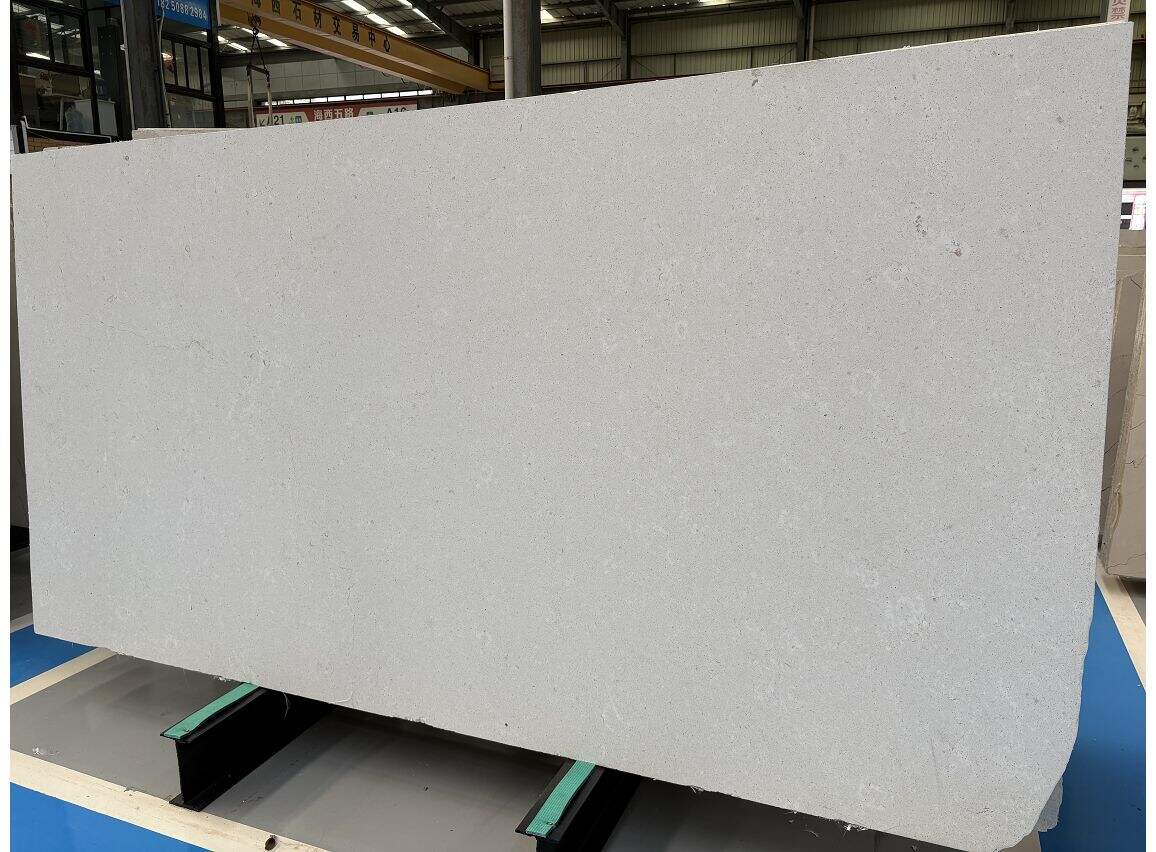 Premium White Pearl Limestone Slab – ISO 9001 Certified, Commercial ...