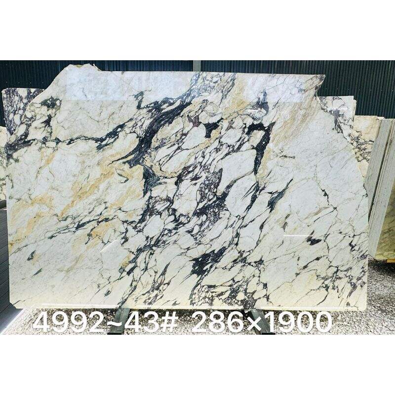 Losas de Mármol Calacatta Viola Oro — Piedra de Lujo Certificada ISO y ...