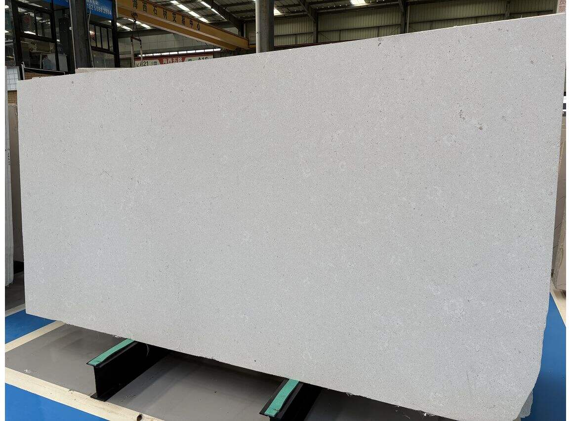 Premium White Pearl Limestone Slab – ISO 9001 Certified, Commercial ...