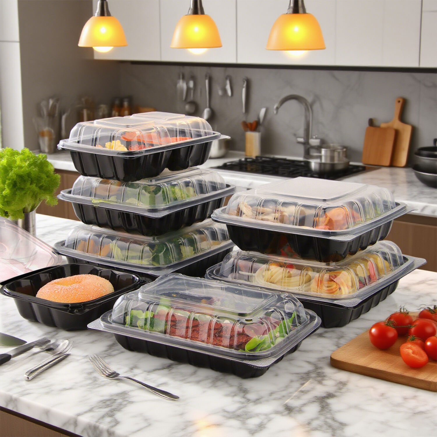 Why Choose Double-color PP Clamshell Food Containers for Takeout and ...