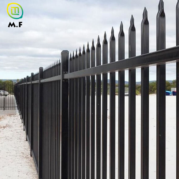Factory Direct Metal Fence Panels - Outdoors Garden Fencing 6ft 8ft ...