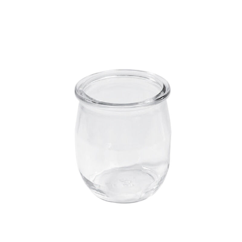 Food Grade Wide Mouth Round Pudding Glass Jar 140.5ml with Lid, China ...