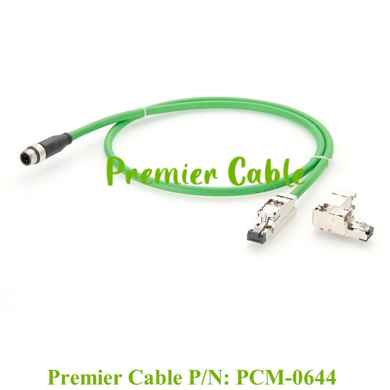 Industrial Ethercat Cable M12 D Code 4 Pin Male To Rj45 8p4c Profinet Cable China Industrial 