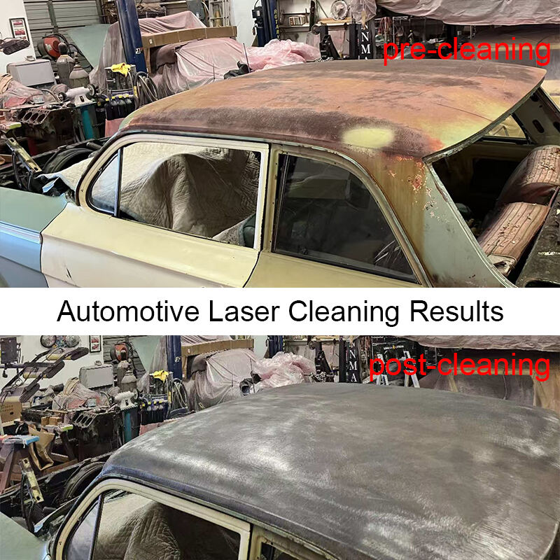 By Laser - Mobile Continuous Handheld Laser Cleaning Machine