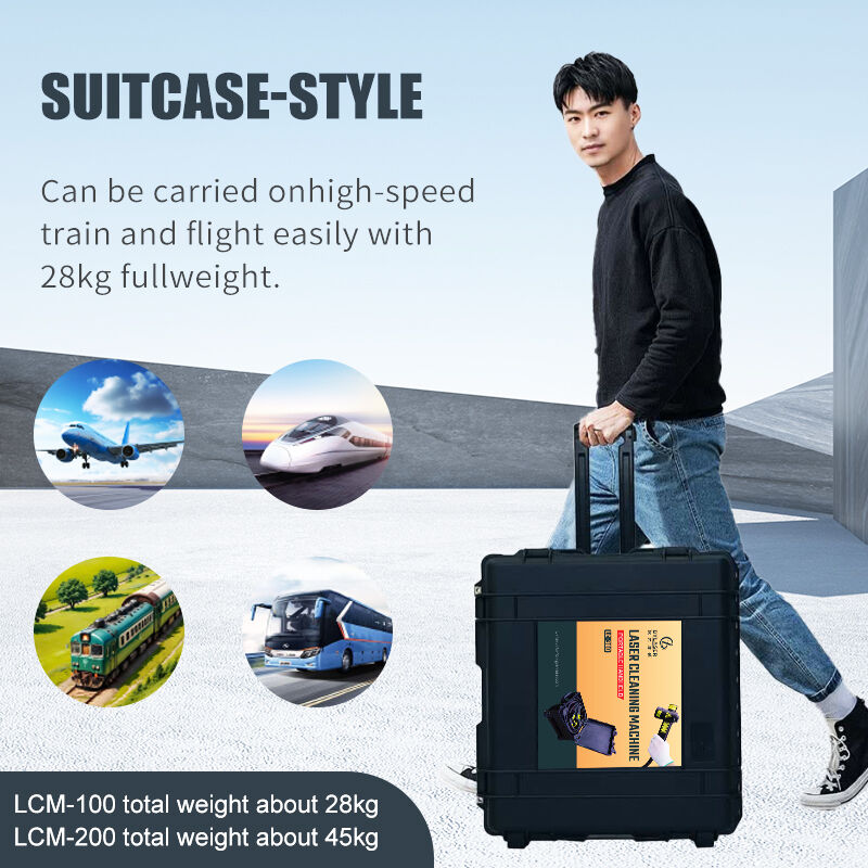 BY Laser Portable Suitcase Pulsed Laser Cleaner