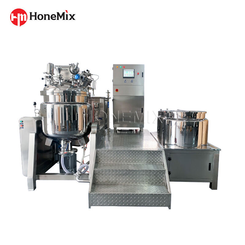 Intelligent Cosmetic Cream Gel Vacuum Emulsion Homogenizer Mixer, China ...