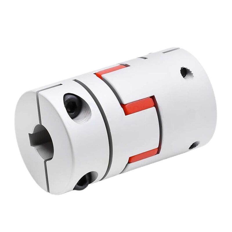 Aluminum alloy with keyway screw clamping type plum coupling | Elastic ...