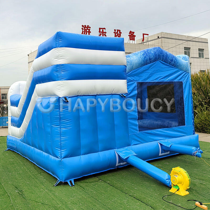 Princess Ice Jumping Castles Combo Inflatable Bouncer with Slide Frozen ...