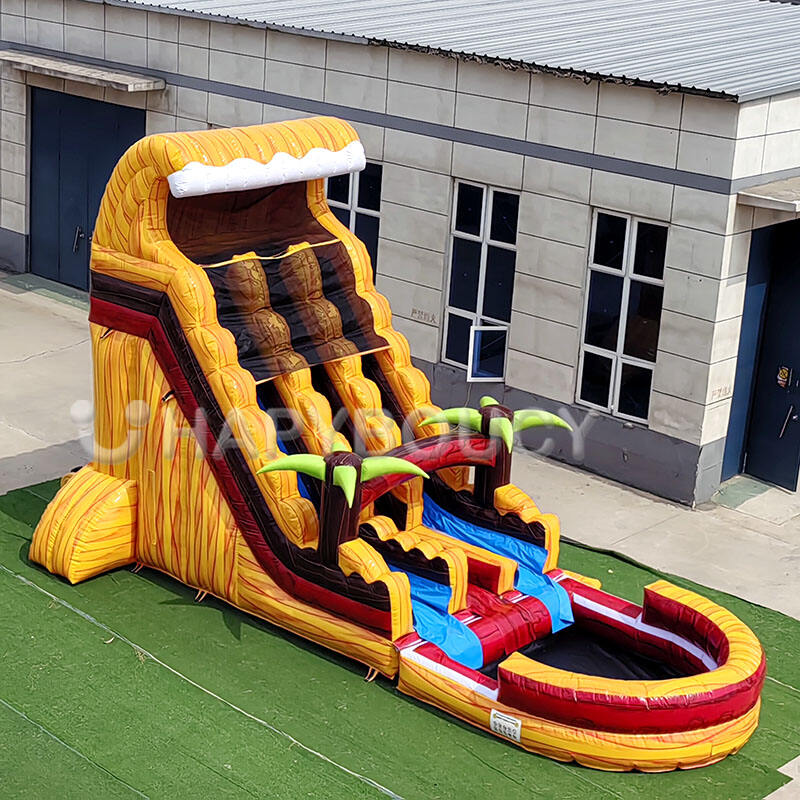 Inflatable Waterslide Giant Dual Lane Inflatable Slide Bounce House ...