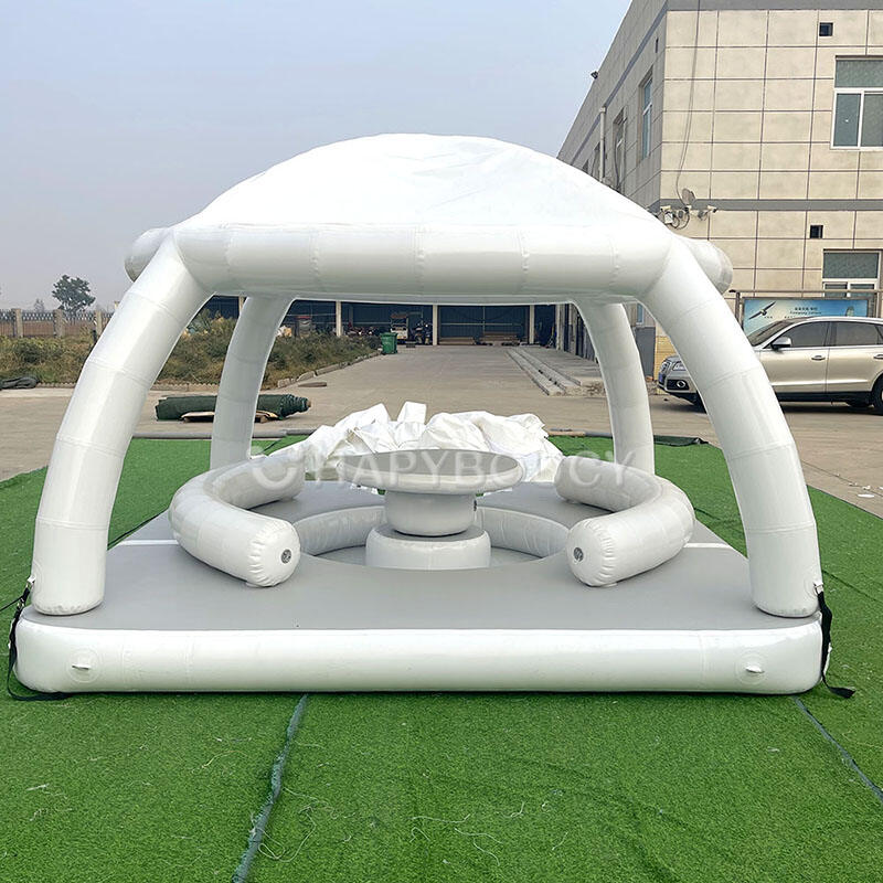 Bana Water bar Inflatable Island Commercial Platform Bar Floating Dock ...