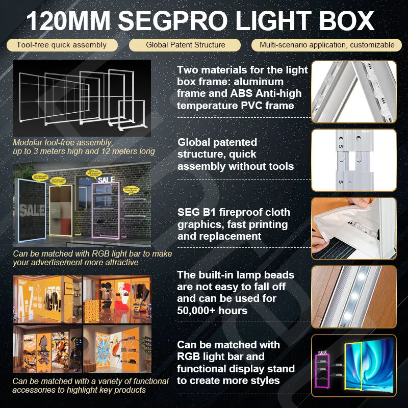 SEGPRO Curved Fabric Light BoxLT-PLF120 1000*2000mm, China SEGPRO ...