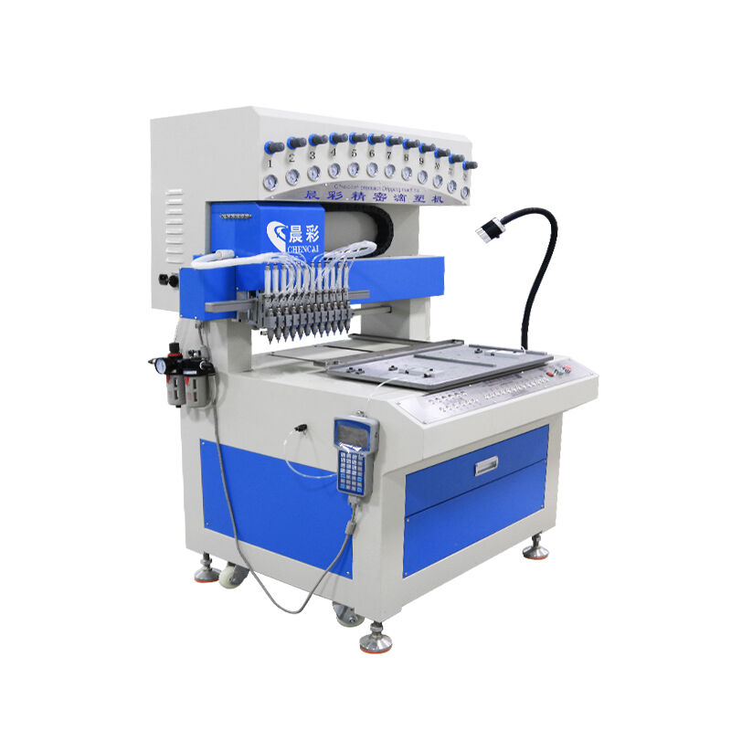 12 Colors Big Size Automatic Dripping Machine PVC Rubber Label Making ...