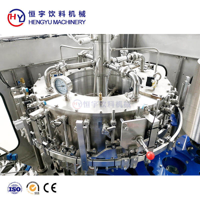 DCGF40-40-12 Industrial Carbonated Soft Drink Filler – 14,000 BPH, ISO ...