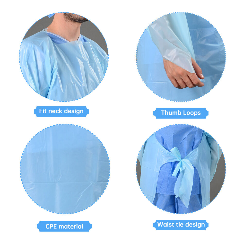 CPE Gown, China CPE Gown Manufacturers, Suppliers, Factory - Xiantao Topmed Nonwoven Protective ...