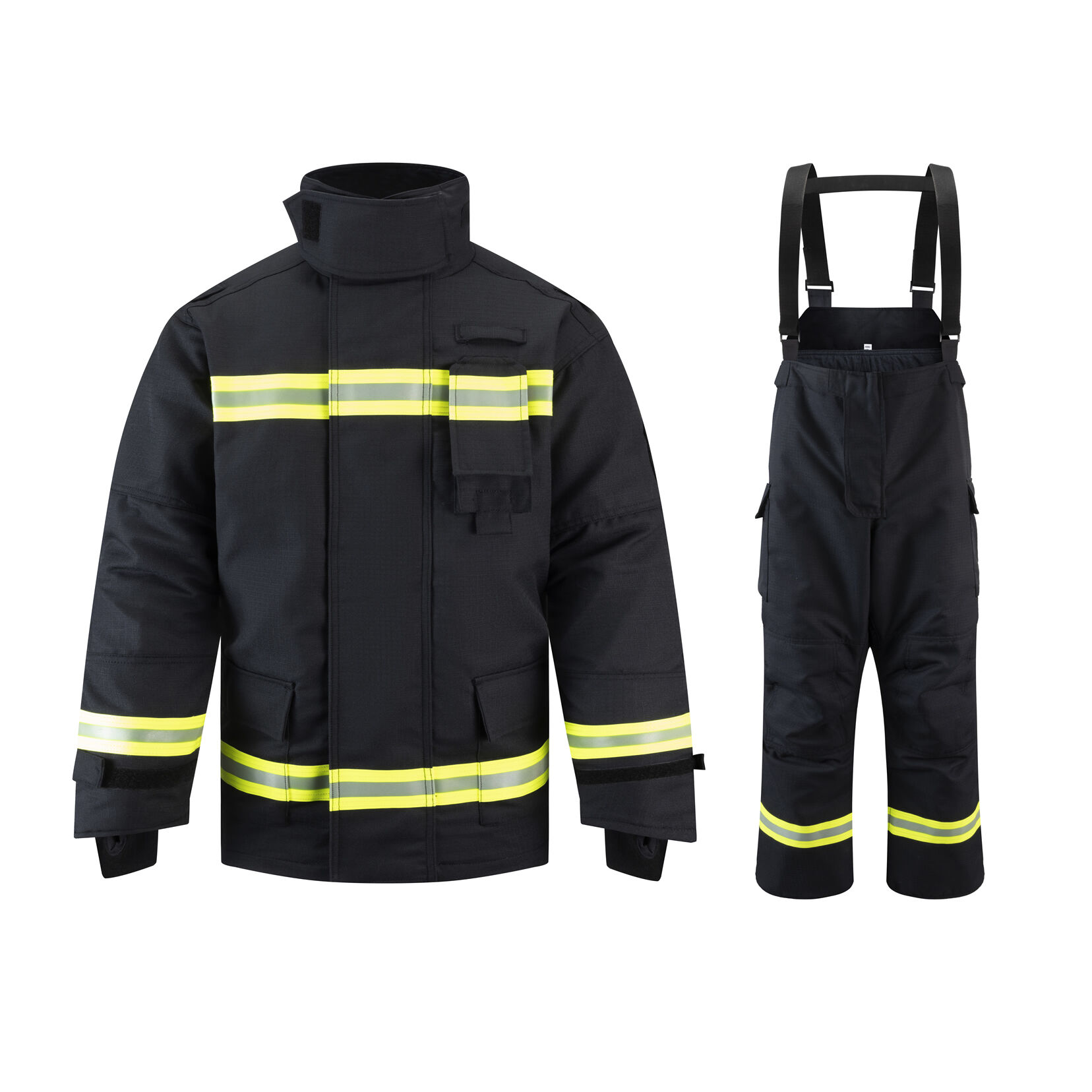 China EN469 CERTIFICATED 17-Style Four Layer Fire Fighting Suits STYLE ...