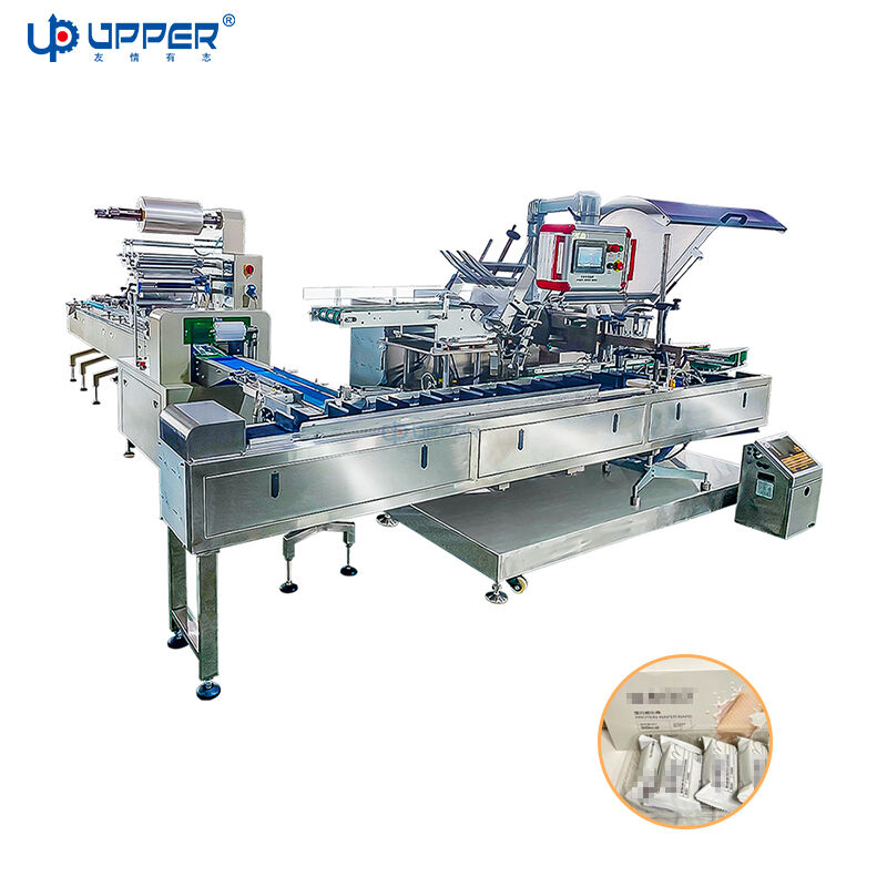 Carton box packing machine Automatic feeding and cartoning machine for meat floss rolls with ...