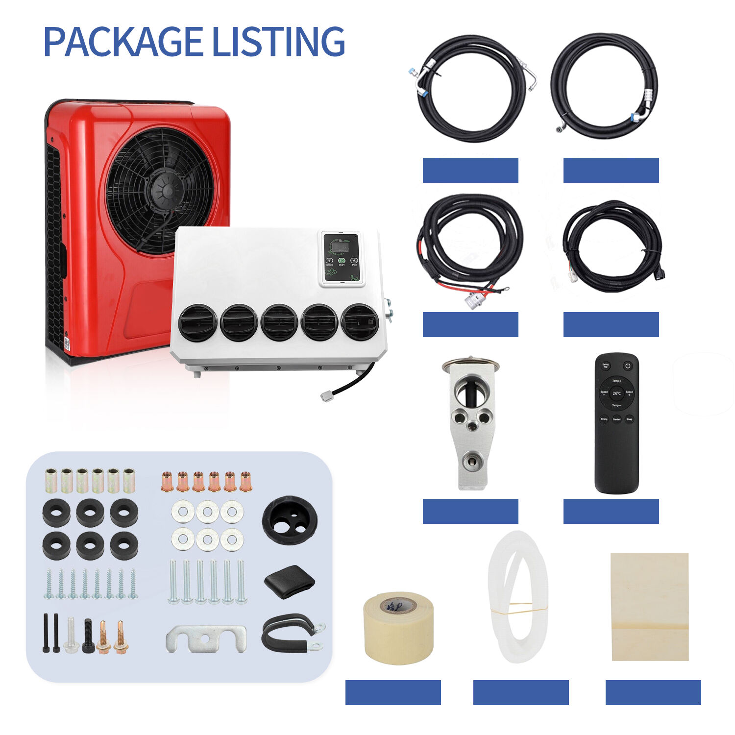 Auto Parts Compressor Auto Car Air Conditioner Electric DC 12V 24V Auto Parts Compressor Auto Car Air Conditioner Electric DC 12V 24V