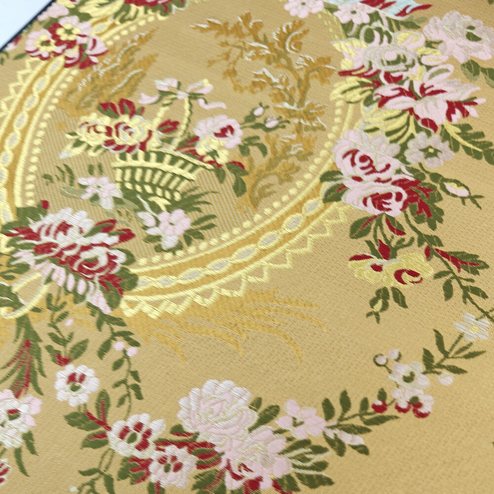 Gold Damask Fabric | Luxurious Damask Weave Materials