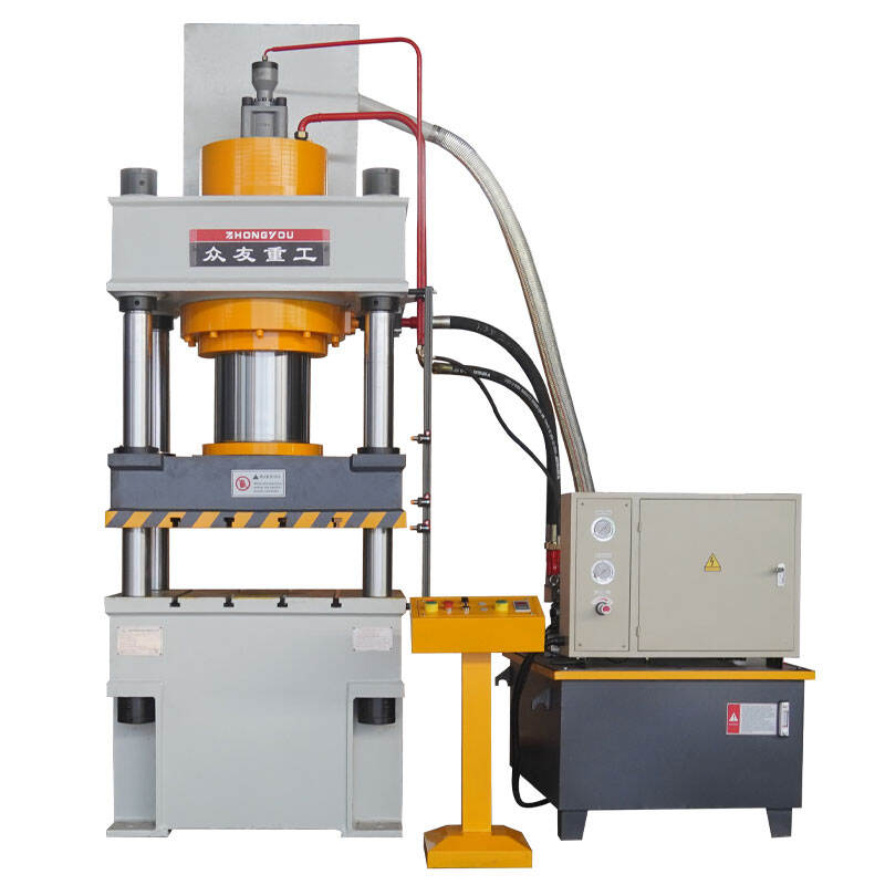 Four column press