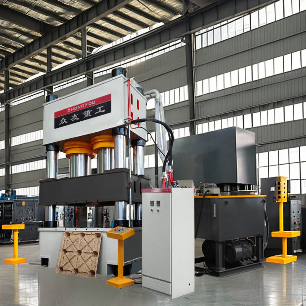 Wood Chip Pallet Press Machine Compressed Wood Pallet Making Machine ...