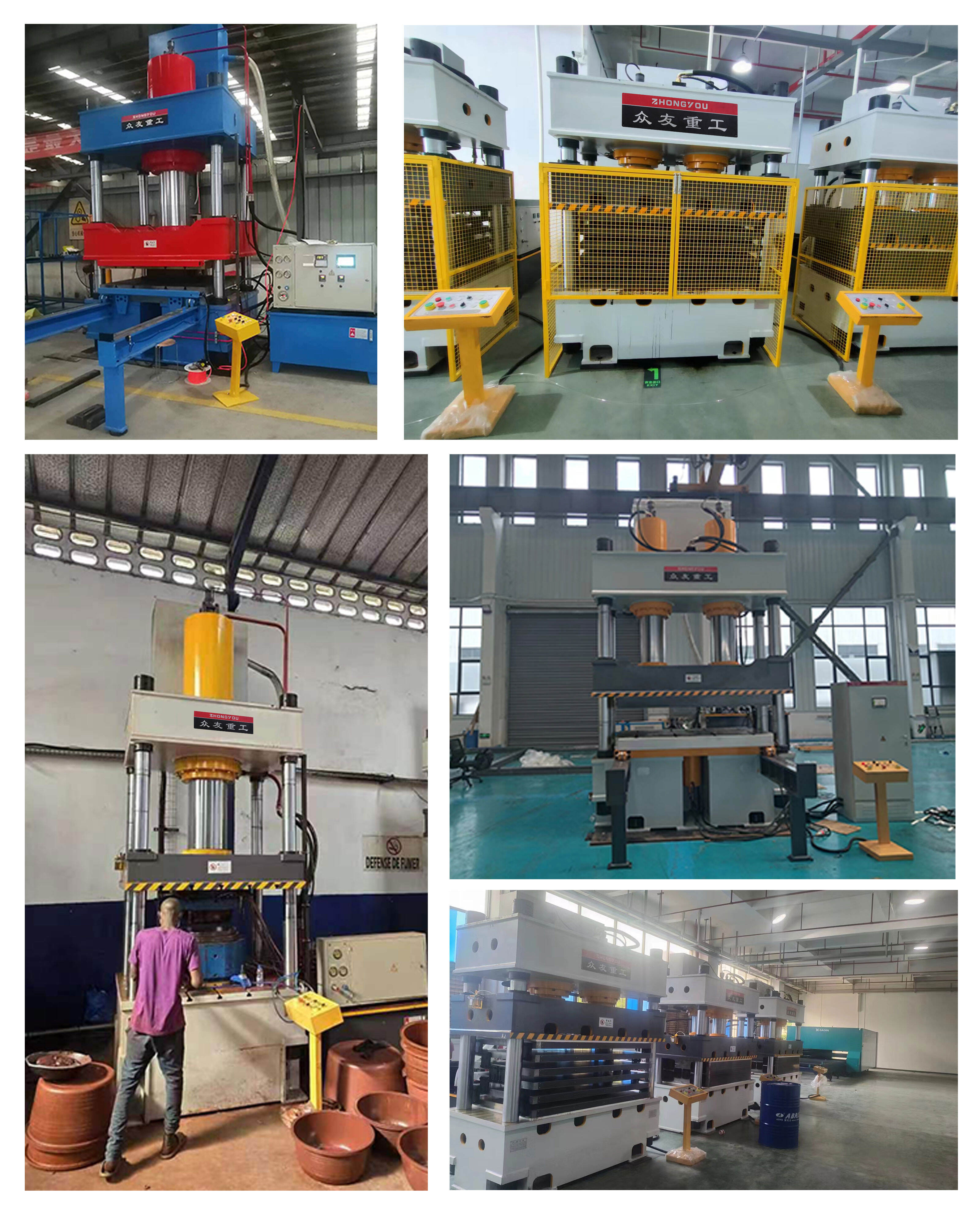 Composite material molding hydraulic press 500 tons of plastic large ...